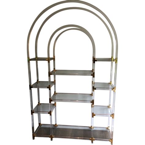 Vintage Plexiglass Shelf By Charles Hollis Jones 1970