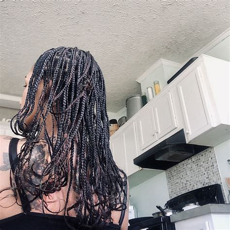 Pretty Mini Braids For Natural Hair