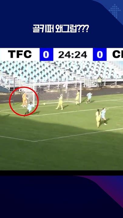 여자축구 재미있는 골키퍼 실수 Youtube