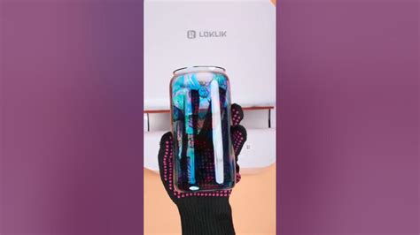 자동 텀블러 열 프레스를 이용하여 투명 유리병으로 Diy 장식을 해보세요 Htv론트 록릭 Loklik Shorts Diy 열프레스 승화전사 열전사 이스프리