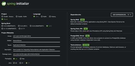 Integrate With Testcontainers Suse Application Collection