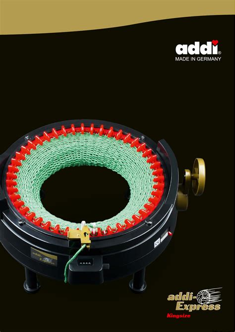 Manual Addi Express Kingsize Knitting Machine