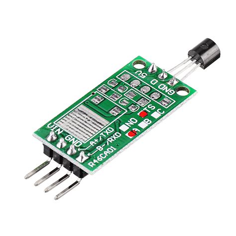 ds18b20 5v 12v rs485 ttl com uart temperature acquisition sensor module modbus rtu pc plc mcu