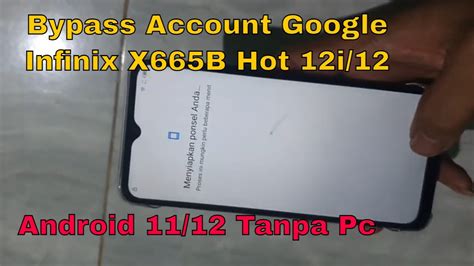 Bypass Frp Account Google Infinix Hot I Android Youtube