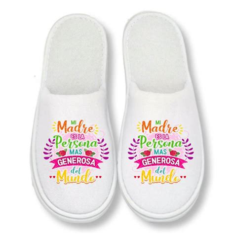 Grafimax Pantuflas Día De La Madre Madre Generosa Grafimax