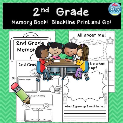 Memory Book 2nd Grade Memory Book School First Grade Sight Words