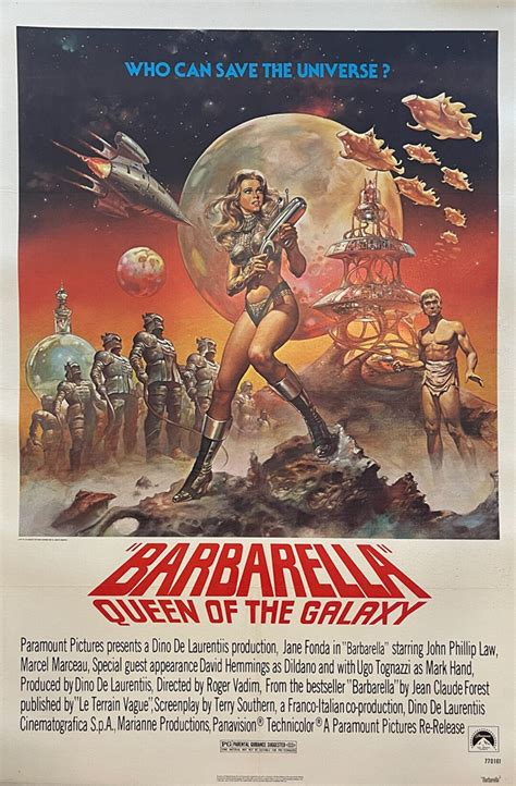 Barbarella Original Us 1977 Re Release One Sheet Movie Poster Etsy