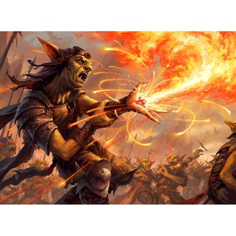 Gempalm Incinerator Print Original Magic Art
