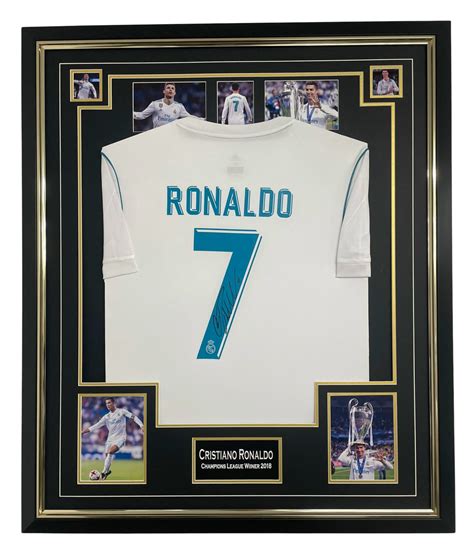 Cristiano Ronaldo Of Madrid Signed Shirt Signed Memorabila Shop