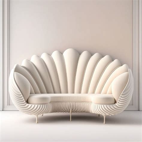 Shell Inspired Sofa 🛋️ Sofa Design Bedroom Interior Design Luxury