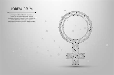 Premium Vector Abstract Mash Line And Point Plant Sprout Ecological
