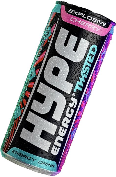 Twisted Cherry Energy Drink Real Fruit Juice Hype Energy