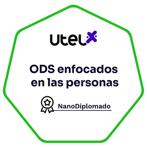 Nanodiplomado En Ods Enfocados En Las Personas Credly