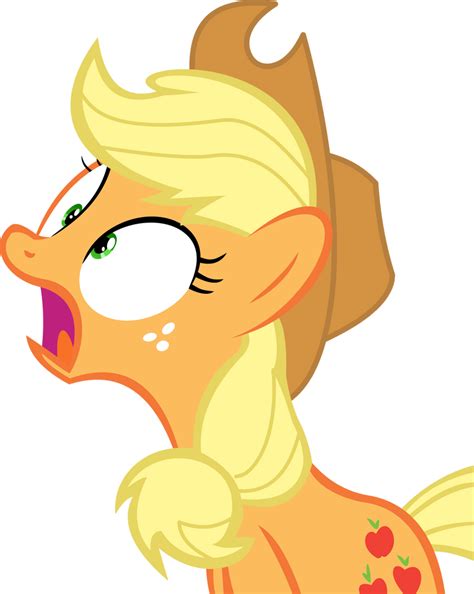 Applejack Vector 13 Shocked By Cyanlightning On Deviantart