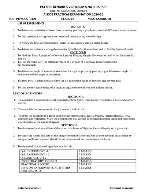 Cbse Xii Practical Qp Pdf Electromagnetic Radiation Applied And