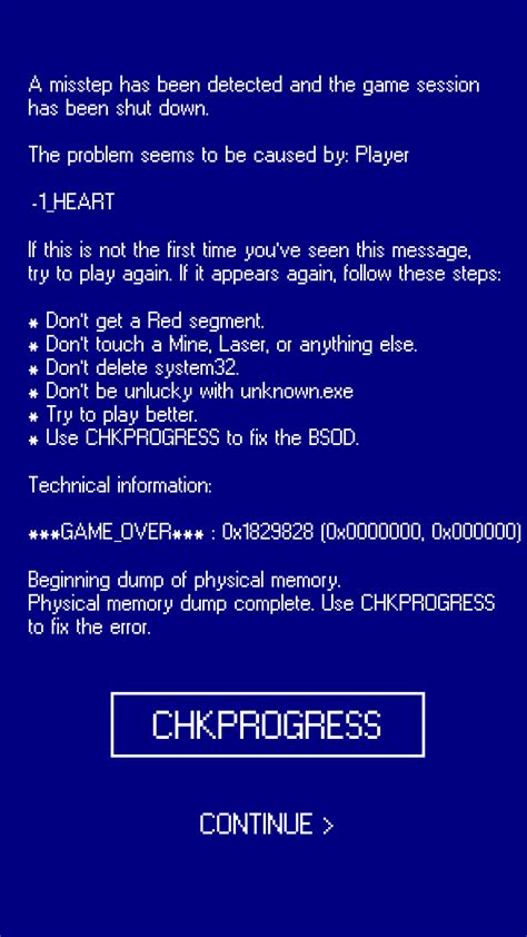 Fan Art A New Bsod For Progressbar Xb Rprogressbar95