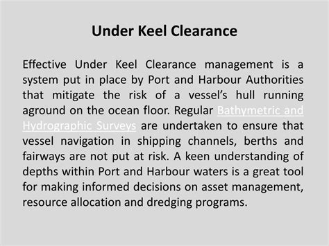 Keel Clearance Definition At Jon Lefebre Blog