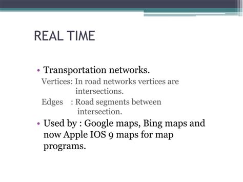 application of graph data structure pptx computer networking