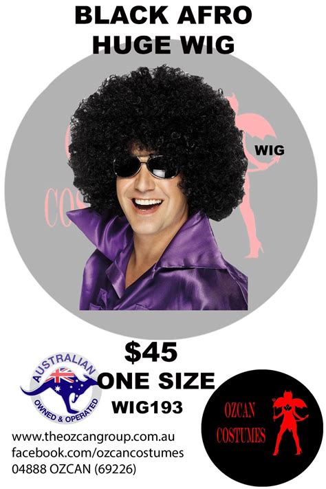 Black Afro Huge Wig The Ozcan Group