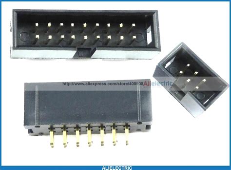 100pcs Male 34 Pin 40 Pin Idc 50 Pin Idc Header Socket In Connectors