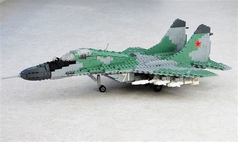 Mig 29 Fulcrum Lego Model With Updated Parts
