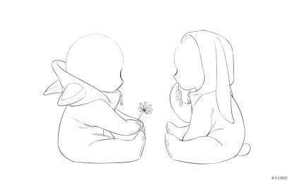 Pin By Maggy On Arts Chibi Drawings Baby Drawing Sketches