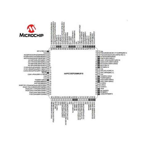 Dspic33ep256mu810 E Pt Microcontrolador Tqfp 100