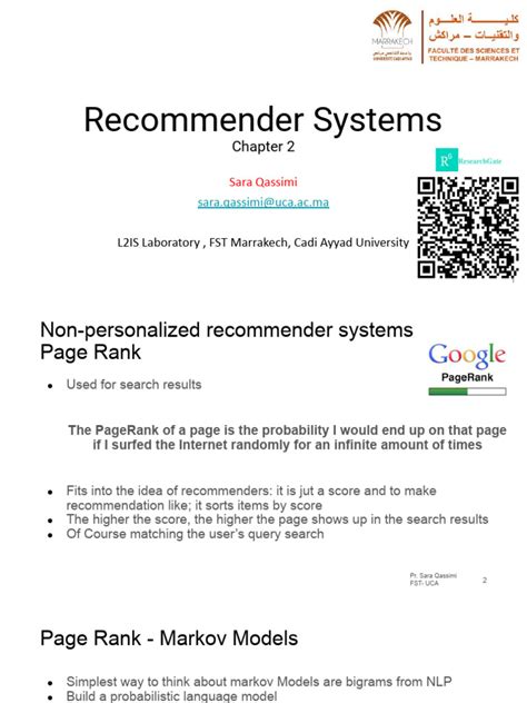 Recommender Systems Guide Pdf Markov Chain Applied Mathematics