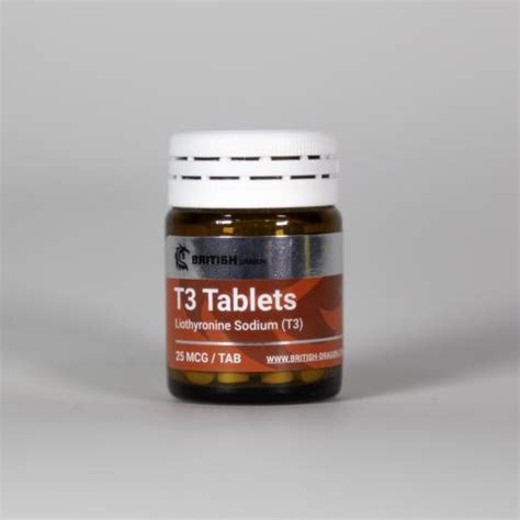 T3 Tablets by British Dragon Pharmaceuticals - Buy T3 Tablets (50 pills)