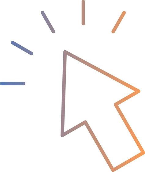 Mouse Cursor Line Gradient Icon 36985299 Vector Art At Vecteezy