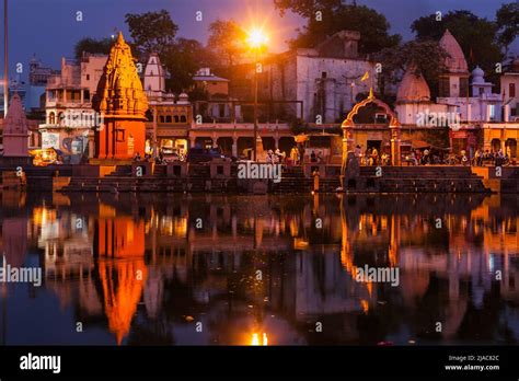 Ghats Of Holy Kshipra River In Ujjain Madhya Pradesh India In The