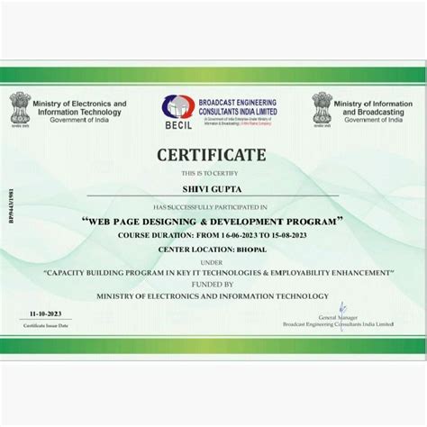 Shivi Gupta On Linkedin Web Development Bhopal Skillbuilding
