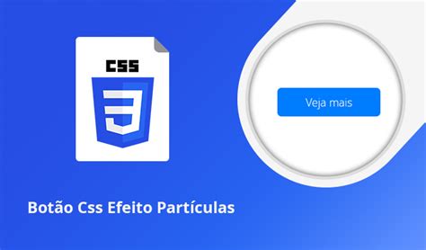 Botão Css Efeito Partículas Com Css E Html