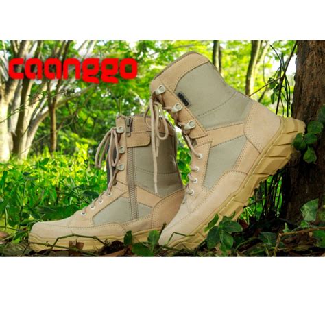 Jual SEPATU PDL TACTICAL GURUN 8INC SEPATU ASN KEMHAN WARNA CREAM