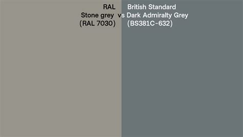 Ral Stone Grey Ral 7030 Vs British Standard Dark Admiralty Grey