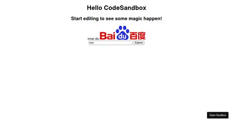 React Xss Codesandbox