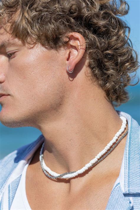Unisex Mens Puka Shell Necklace Kealani Ke Aloha Jewelry