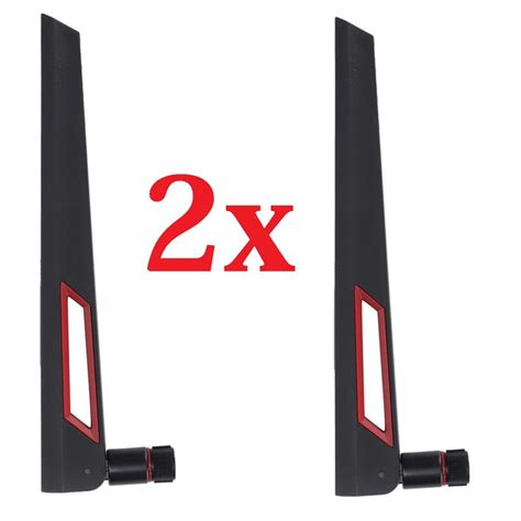 2x 12dbi 24ghz 5ghz Dual Band Wireless Network Router Wifi High Gain