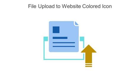 File Uploading Icon Powerpoint Presentation And Slides Ppt Example