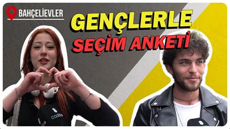 Gençlerle Kesintisiz Seçim Anketi Sokak Röportajı Youtube