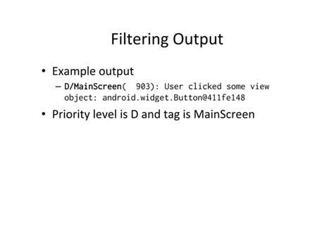 quick intro to android development