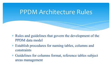 Overview Ppdm Data Architecture In Oil And Gas Industry Pptx