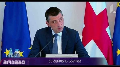 განცხადებები მთავრობის სხდომაზე Youtube