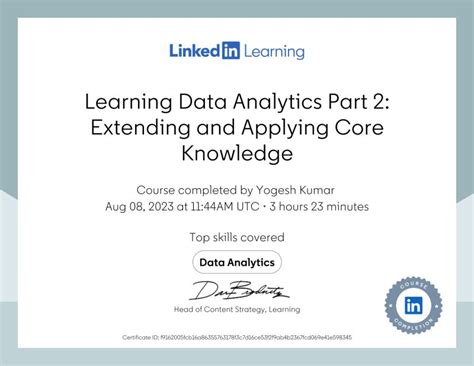 Yogesh Kumar On Linkedin Certificate Of Completion