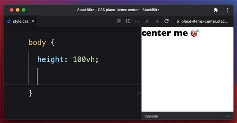 StackBlitz On Twitter The Quickest Way To Center Element Place Items Center In A Grid