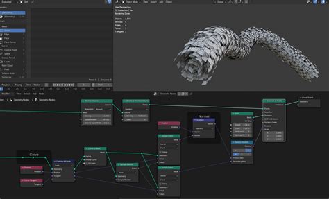Geonodes Align Instancein Volume To Curve Modeling Blender Artists Community