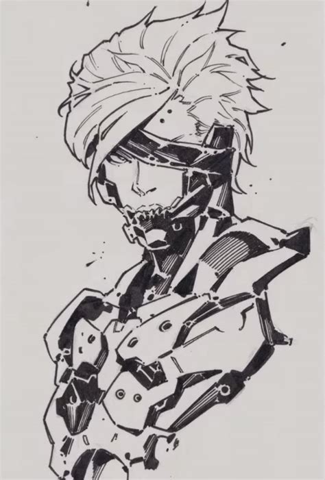Pin By Dani On Metal Gear Solid Metal Gear Rising Gear Drawing