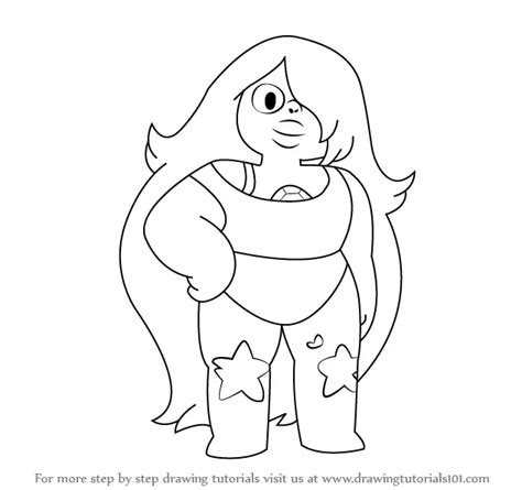 Learn How To Draw Amethyst From Steven Universe Steven Universe Step