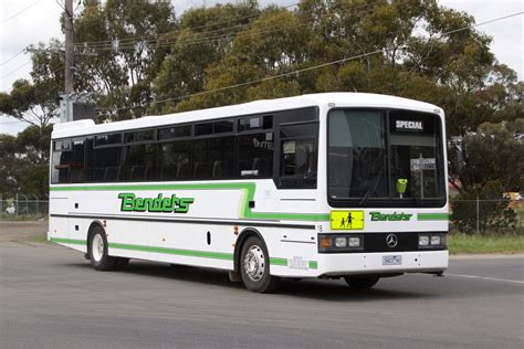 Benders High Floor Bus 18 Rego 3423ao Leaves The North Geelong Depot