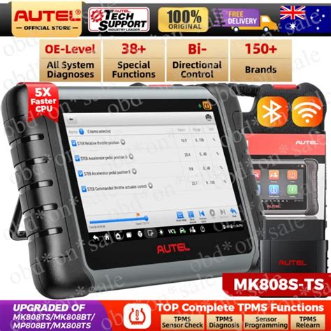 AUTEL MAXICOM MK808S TS Bidirectional Scanner 2024 All In One TPMS Scan